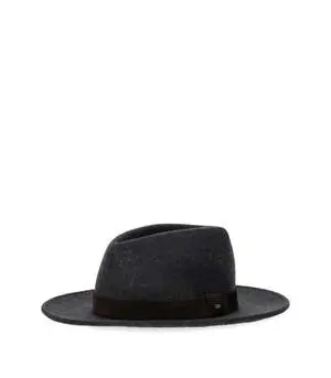 Max Mara Chad Fedora Hat In Wool - Grey