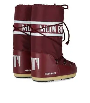 Moon Boot Icon Nylon Snow Boots - Red