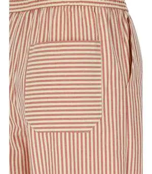 TRAFFIC PEOPLE Charlie Trousers Ecru And Brick Stripes