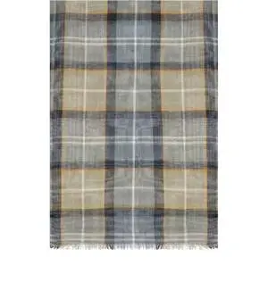 Barbour Welton Blue Scarf - Green