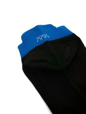 Zegna Logo Embroidered Socks
