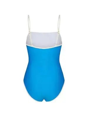 5PENING Contrast Trim High-cut Swimsuit