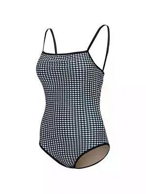 5PENING Melanie Check-print Swimsuit