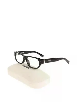 Jacquemus Rectangle Frame Eyeglasses - Black