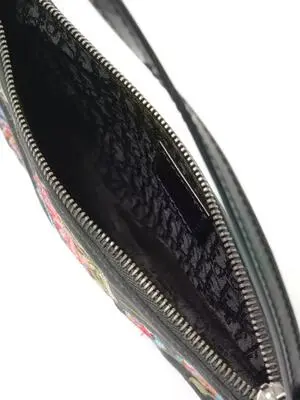 Dior 2002 Saddle Embroidered Shoulder Bag