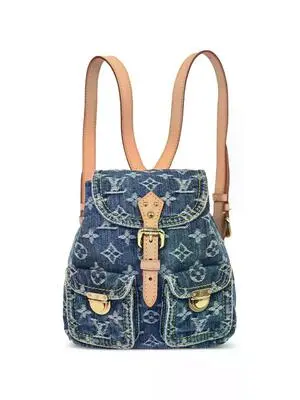 LOUIS VUITTON Monogram Denim Backpack