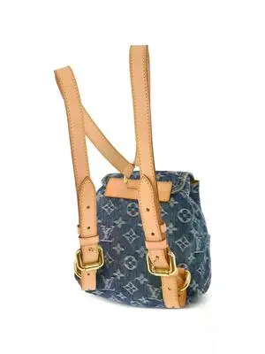LOUIS VUITTON Monogram Denim Backpack