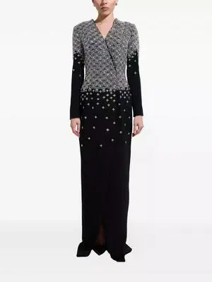 Dina Melwani Draped Evening Dresses