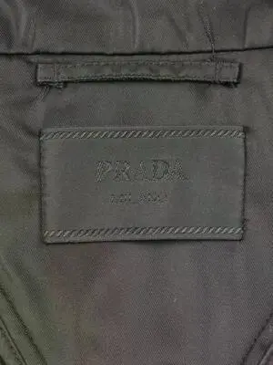 Prada Triangle Patch Zip-up Jacket