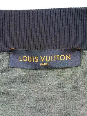 LOUIS VUITTON Monogram Knitted Bomber Jacket
