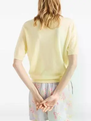 Prada Short-sleeved Cashmere T-shirt