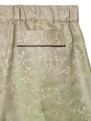 Burberry Jacquard Weave Drawstring Trousers