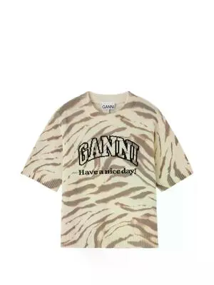 Ganni Short Sleeve Sweaters For Women