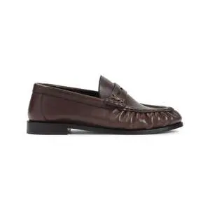 Saint Laurent 15 Loafers In Leather With Cassandre Logo