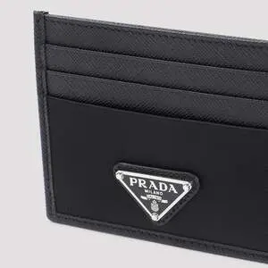 Prada Re-nylon Card Holder - Black