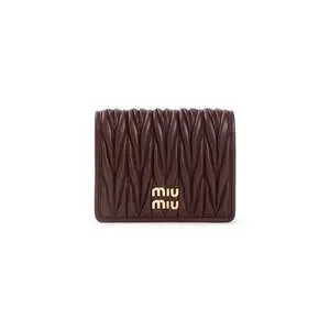 Miu Miu Matelassé Wallet - Red