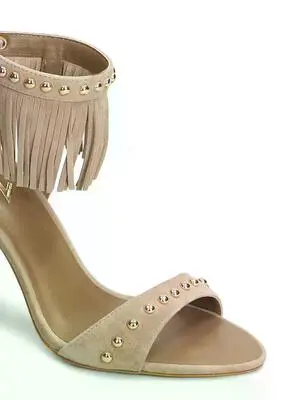 MARC ELLIS Fringed Stud-embellished Sandals