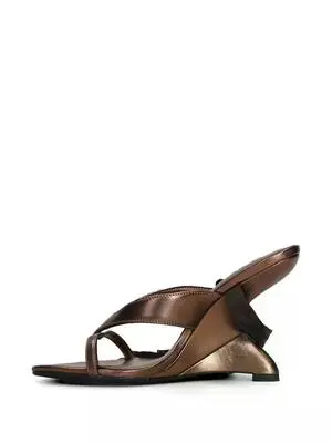 MARC ELLIS Tie-fastening Wedge Sandals