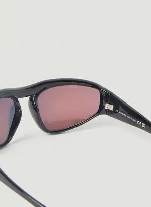 Moncler Pentagra Oval Mirrored Lens Sunglasses