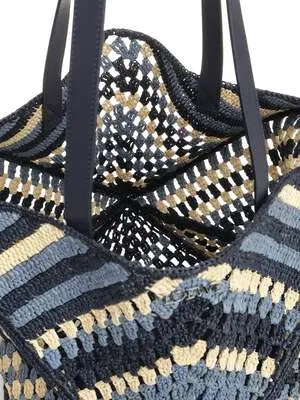 Loewe Fold Xl Tote Bag In Raffia