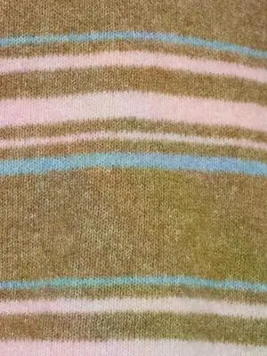 SAMSOE SAMSOE Striped Raglan-sleeve Sweater