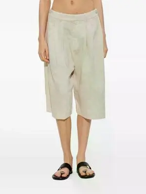 GESTUZ Pleated Wide-leg Shorts