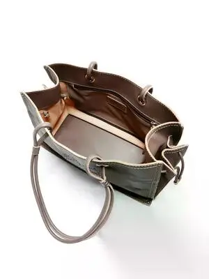 Loewe Anagram Leather Tote Bag