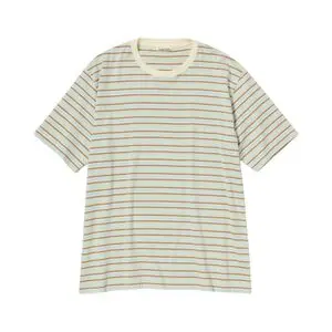 Auralee Gradient Stripe Jersey Tee
