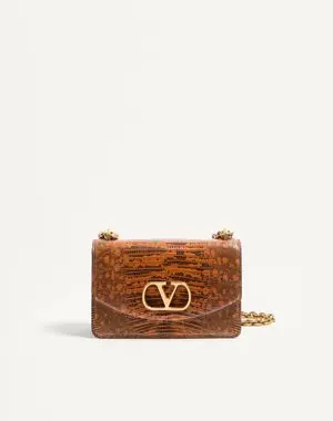 Valentino Garavani Vain Small Shoulder Bag - Straw