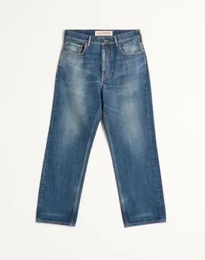 Valentino Garavani Regular Fit Trousers - Denim