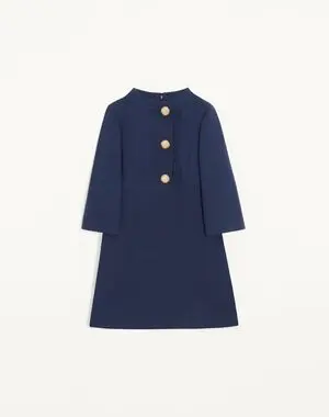 Valentino Garavani Crepe Couture Short Dress - Blue