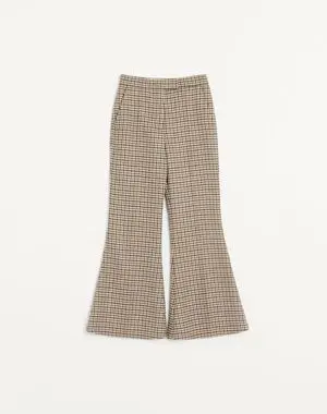 Valentino Garavani Houndstooth Flared Trousers