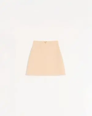 Valentino Garavani Curly Wool Short Skirt