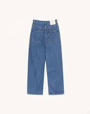 Valentino Garavani Blue Medio Trousers - Denim