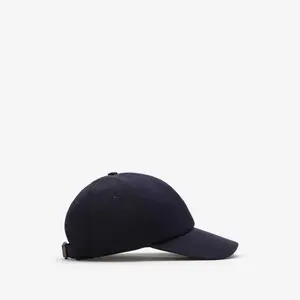 Burberry Knight Tropical Gabardine Baseball Cap - Navy