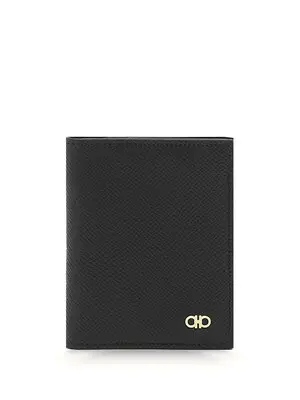 FERRAGAMO Bi-fold Micro Cardholder - Black
