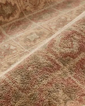 Quince Cambria Wool Rug - Rust