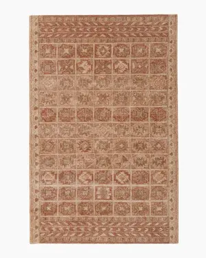 Quince Cambria Wool Rug - Rust