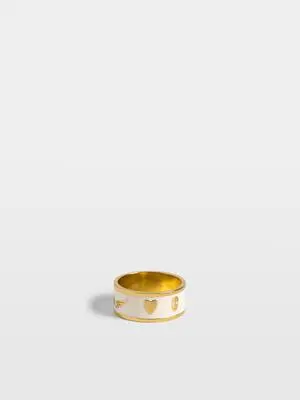 Zadig&Voltaire Brass Ring With Enamel - Flash