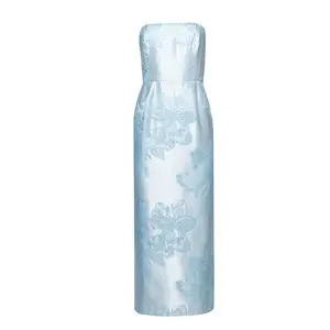FOREVER YOUNG THE LABEL Eclat Midi Jacquard Dress