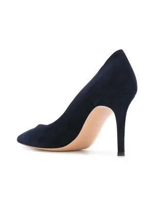 GIANVITO ROSSI Suede Leather Pumps - Blue