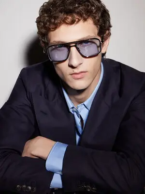 JACQUES MARIE MAGE Earl Aviator Titanium Sunglasses