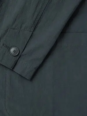 Folk Charcoal Cotton Suit Jacket