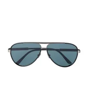 TOM FORD Rupert-02 Aviator Metal Sunglasses Black