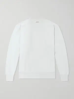 Auralee Cotton-jersey Sweatshirt - Green