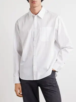 Rag & Bone Striped Cotton-poplin Shirt