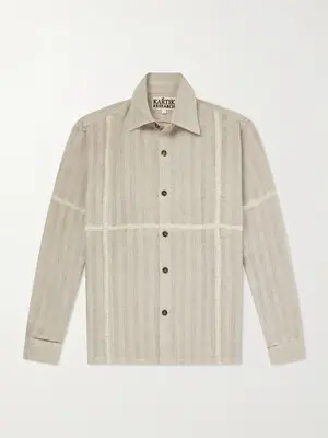 KARTIK RESEARCH Rabari Embroidered Linen Shirt