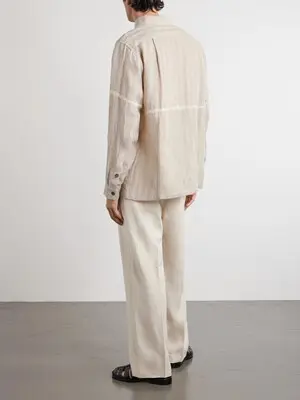 KARTIK RESEARCH Rabari Embroidered Linen Shirt