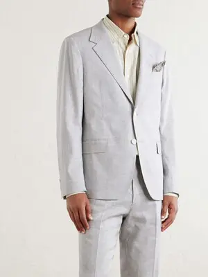 Mr P. Wool And Linen-blend Suit Jacket