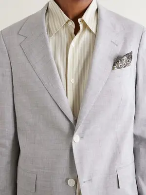 Mr P. Wool And Linen-blend Suit Jacket